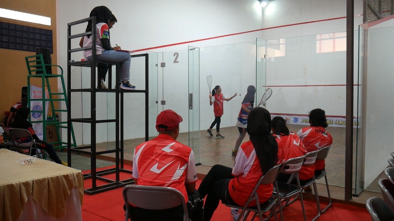 Jadi Cabor Baru di Porprov, Squash Jepara Ditarget Lima Medali